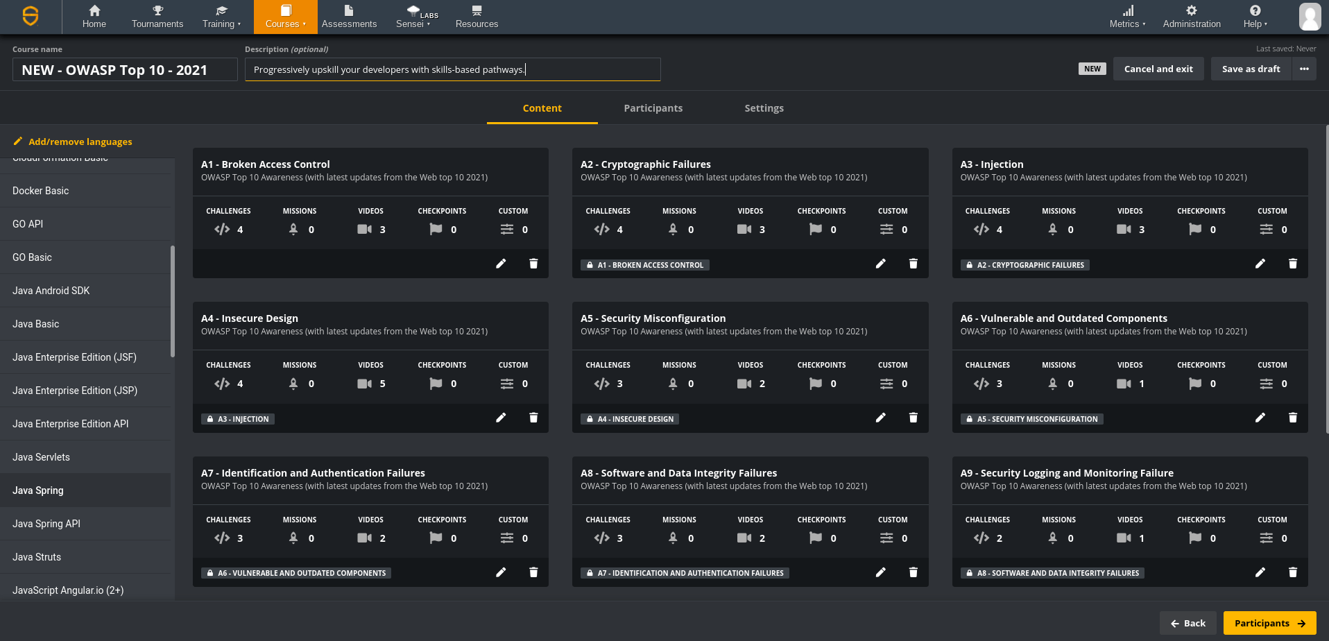 Courses for Cybersecurity Coding | Secure Code Warrior